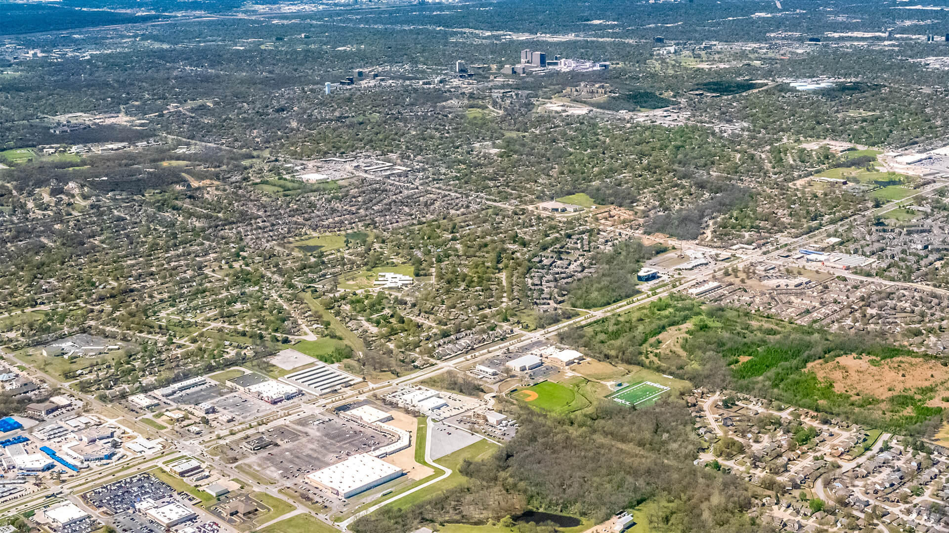 Oklahoma Aerial Photographs Aerial View Of Blackwell, Oklahoma